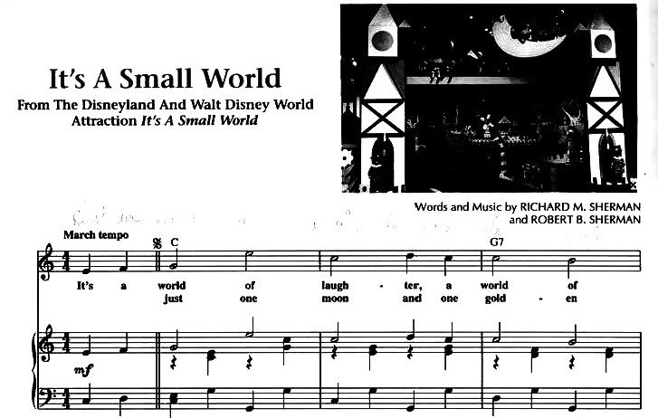 Designing "it's a small world" - Song by the Sherman Brothers ...